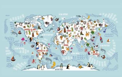 10 beaux planisphères panoramiques pour enfants